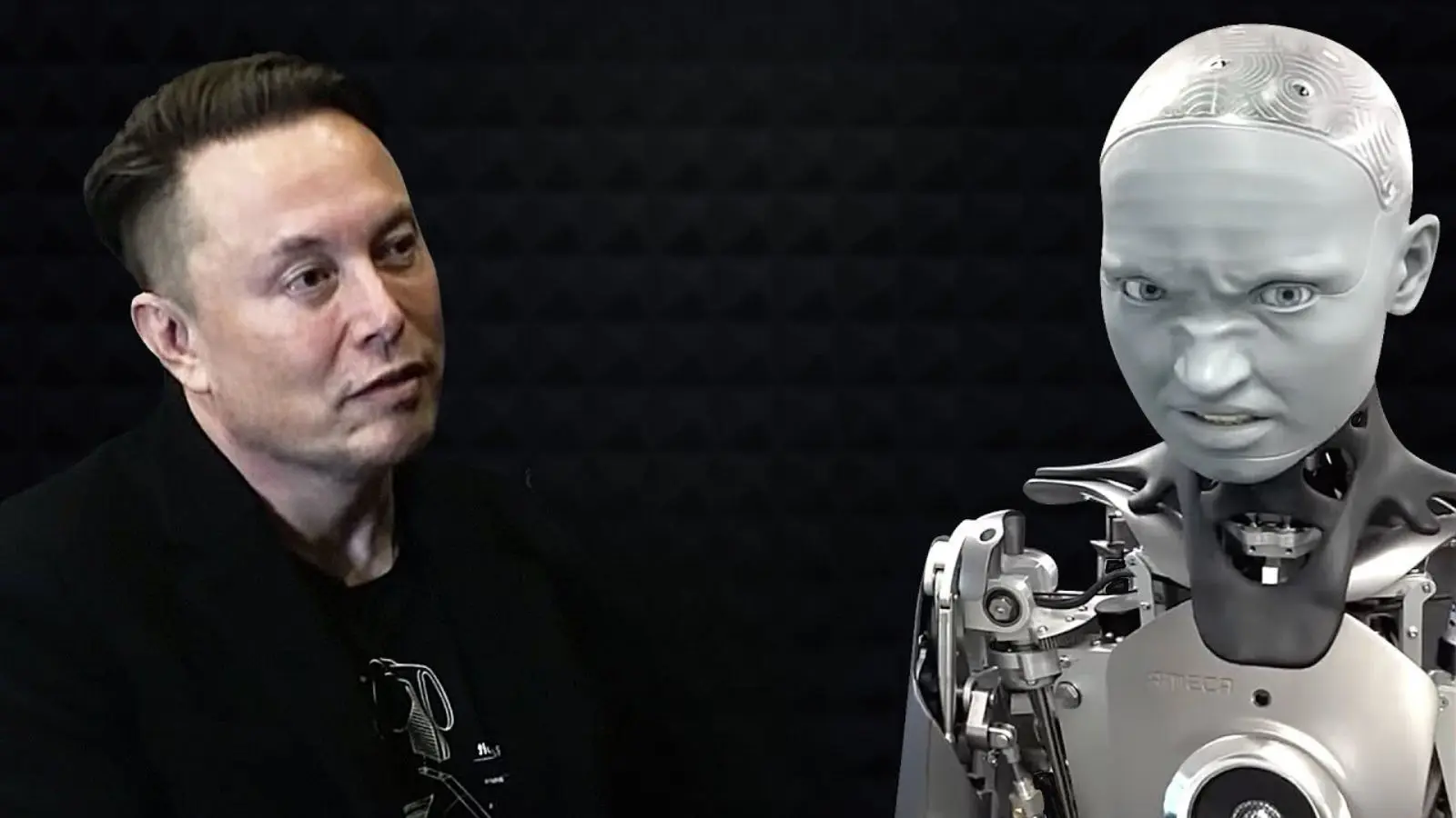 AI Robot Ameca Rolls Eyes And Makes Weird Face Before Answering ...